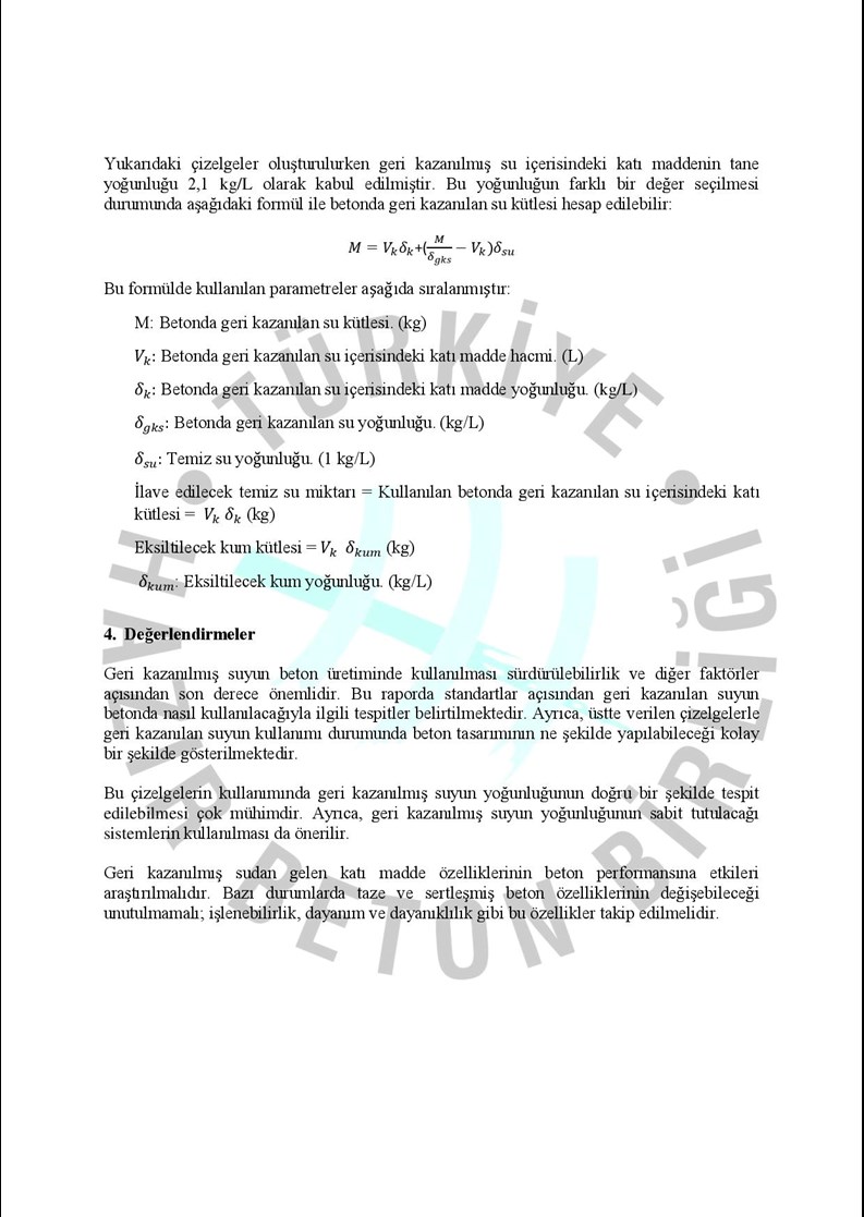 Betonda Geri Kazanılan Suyun Kullanımı | Türkiye Hazır Beton Birliği Betonda Geri Kazanılan Suyun Kullanımı | Türkiye Hazır Beton Birliği