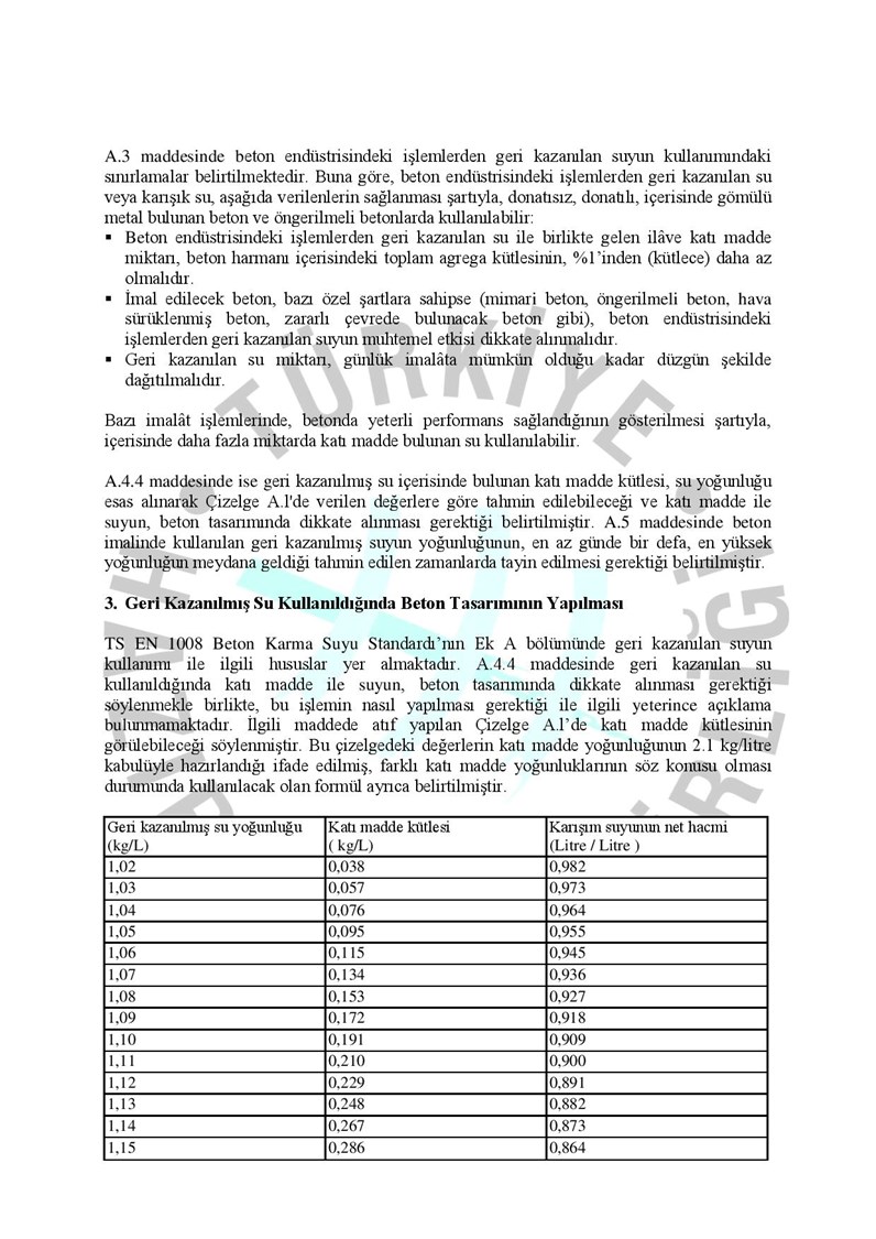 Betonda Geri Kazanılan Suyun Kullanımı | Türkiye Hazır Beton Birliği Betonda Geri Kazanılan Suyun Kullanımı | Türkiye Hazır Beton Birliği
